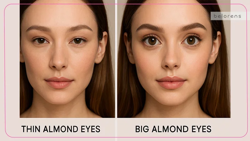 Almond Eyes: Types, Features & Makeup Tips | Belorens